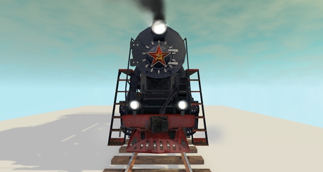 Second Life Marketplace - Soviet steam locomotive