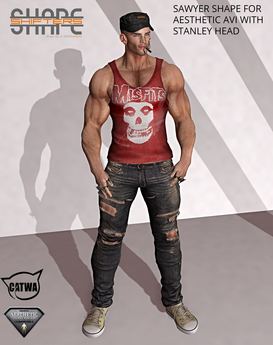 Second Life Marketplace - [SHAPEshifters] SAWYER SHAPE FOR AESTHETIC ...