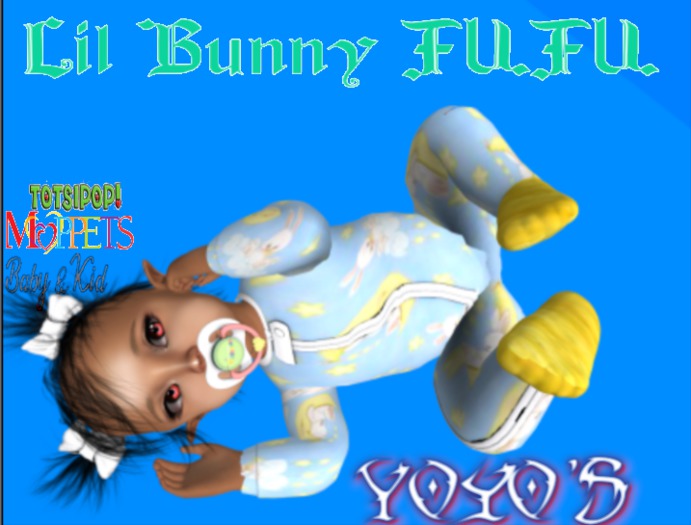 Second Life Marketplace - {Yoyo's}Lil Bunny FuFu Moppet Sleeper Baby &Kid
