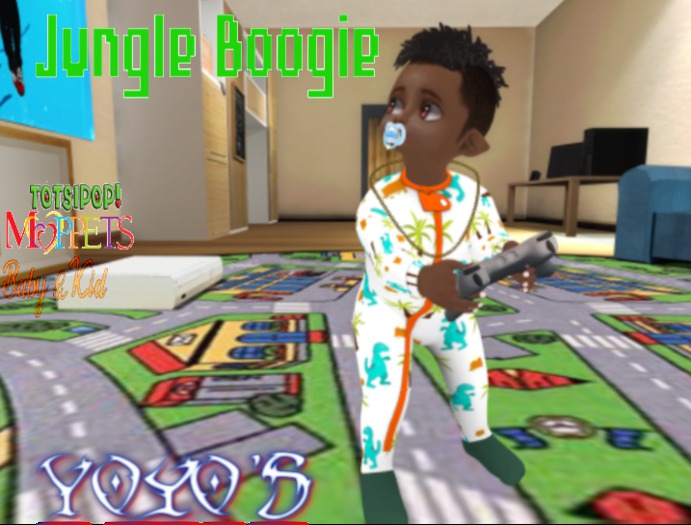 Second Life Marketplace - {Yoyo's}Jungle Boogie Moppet Sleeper Baby &Kid