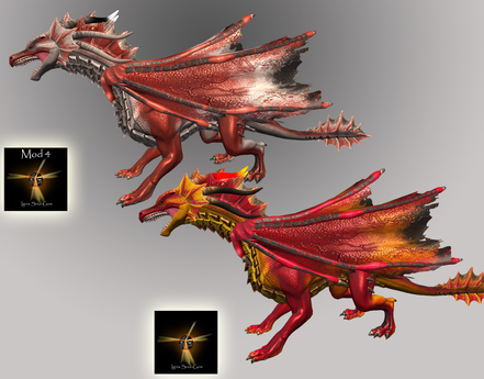 Second Life Marketplace - Feral Dragon Remaster SoulGem Pack:_Ignis