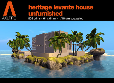 Second Life Marketplace - AXL pro Plus - Heritage Levante House Unfurnished