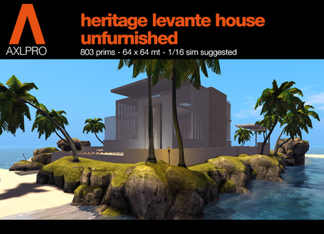 Second Life Marketplace - AXL pro Plus - Heritage Levante House Unfurnished