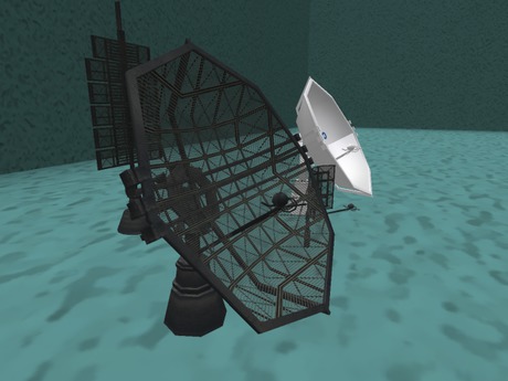 Second Life Marketplace - Full perm. A set of mesh radar antennas
