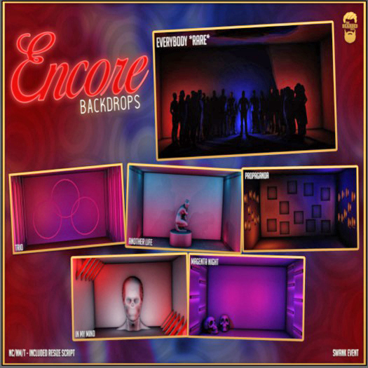 Second Life Marketplace - [Box] Everybody *RARE* - Encore Backdrops ...