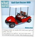 Second Life Marketplace - {what next} Golf Cart - Riviera Red (boxed)