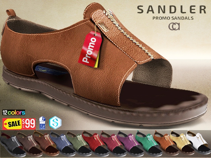 Second Life Marketplace - CA SAVE 75% PROMO SIGNATURE SLINK SANDALER ...