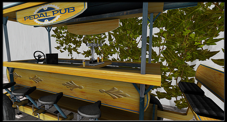 Second Life Marketplace - Pedal Pub * Mesh * BOX