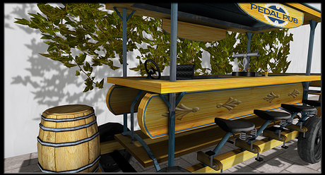 Second Life Marketplace - Pedal Pub * Mesh * BOX