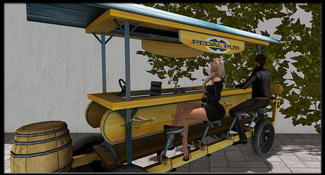 Second Life Marketplace - Pedal Pub * Mesh * BOX