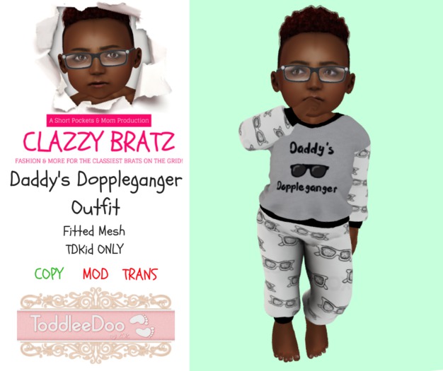Second Life Marketplace - Daddy's Doppleganger Outfit - TDKid
