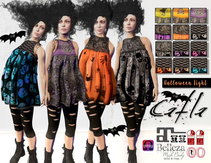 Second Life Marketplace - cae.b - Catla Outfit - [with Hud] Halloween ...