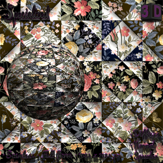 Second Life Marketplace - Specialized Textures Full Perms 3D patchwork ...