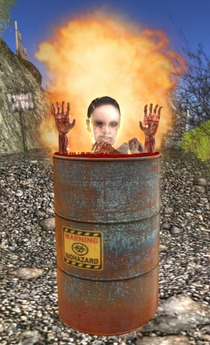 Second Life Marketplace - Zombie Burn Barrel
