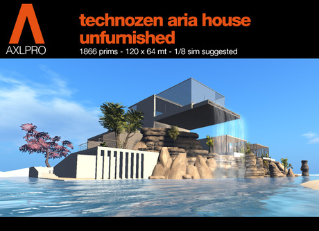 Second Life Marketplace - AXL pro Plus - Technozen Aria House Unfurnished