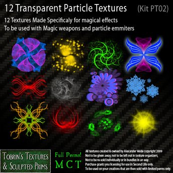 Second Life Marketplace - Tobrin's - Particle Texture Kit 2