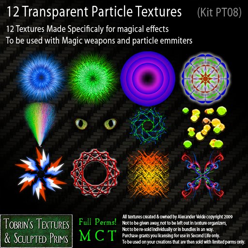 Second Life Marketplace - Tobrin's - Particle Texture Kit 8