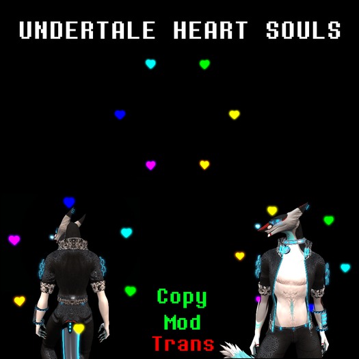 Second Life Marketplace - Undertale heart souls V1.2