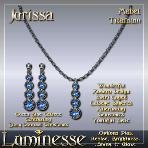 Second Life Marketplace - JURISSA Mabel Necklace & Earrings Set OP ...