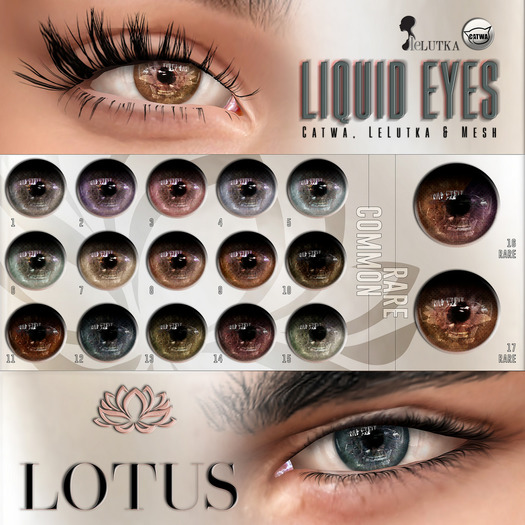 Second Life Marketplace - LOTUS. Liquid Eyes 08 BOX
