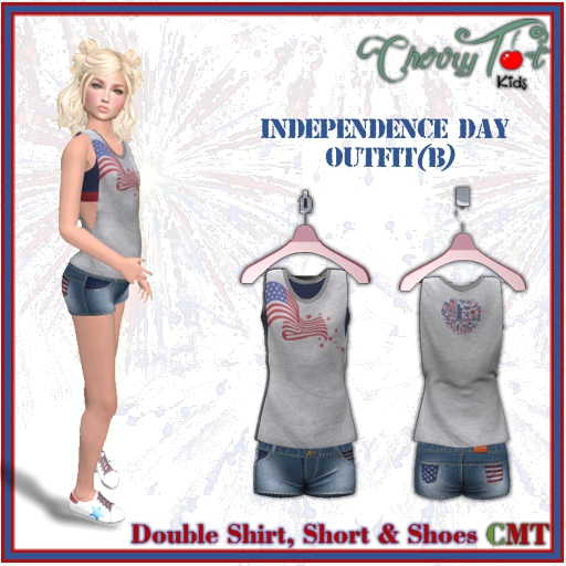 Second Life Marketplace - *Cherry Tot* Tweenster Independence Day ...