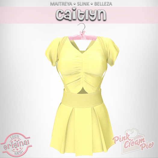 Second Life Marketplace Pcp Caitlyn [lemon Yellow]