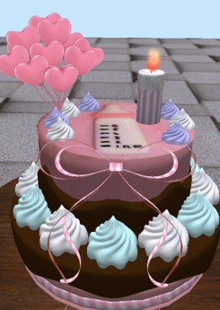 Second Life Marketplace - Baby First Birthday Prop Cake
