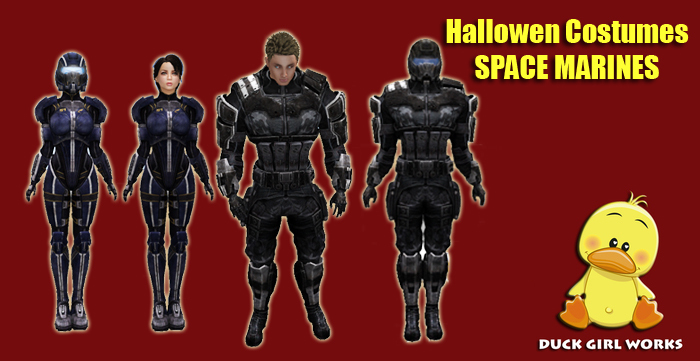 Second Life Marketplace - Halloween costumes - space marines