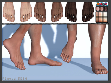 Second Life Marketplace - Male Feet 75% OFF!!!