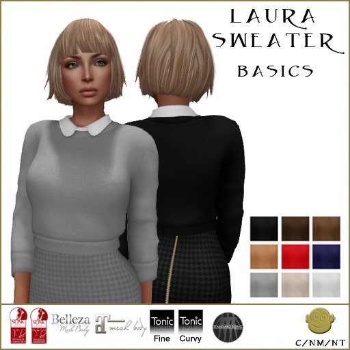 Second Life Marketplace - BM Laura Sweater Basics DEMO