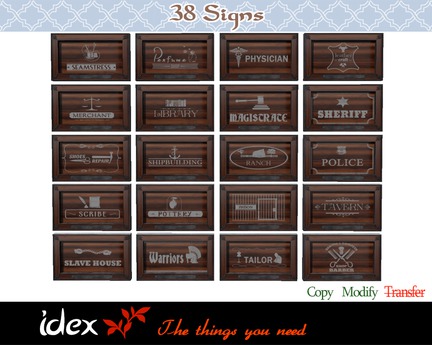 Second Life Marketplace - 38 Signs