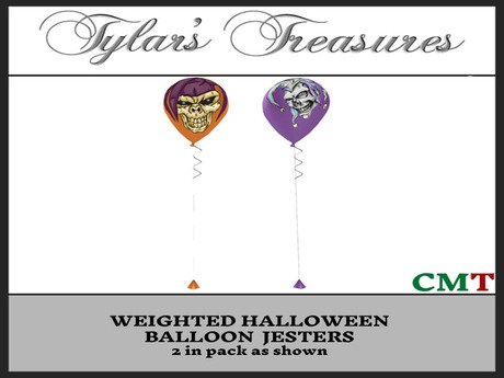 Second Life Marketplace - .:TT:. WEIGHTED HALLOWEEN BALLOON JESTERS box