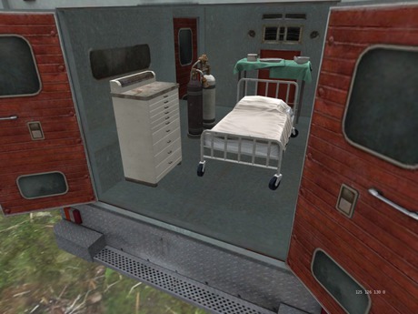 Second Life Marketplace - SR.store 100% mesh halloween Creepy ambulance