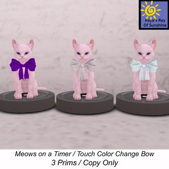 Second Life Marketplace - Voomba Vacuum Cat Pink BOX