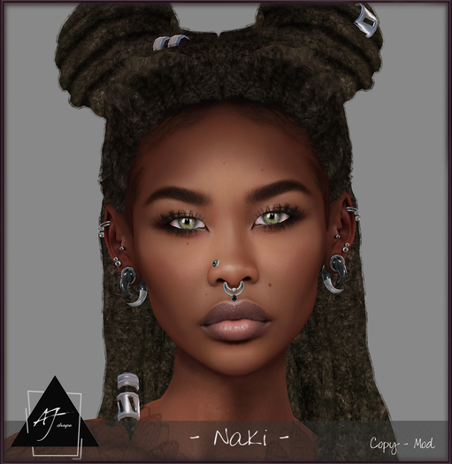 Second Life Marketplace - **AJ Shape** Naki (Genus Classic Face)