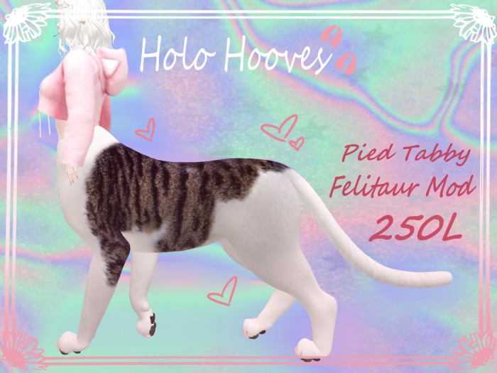 Second Life Marketplace - .:HH:. Pied Tabby - Felitaur Mod