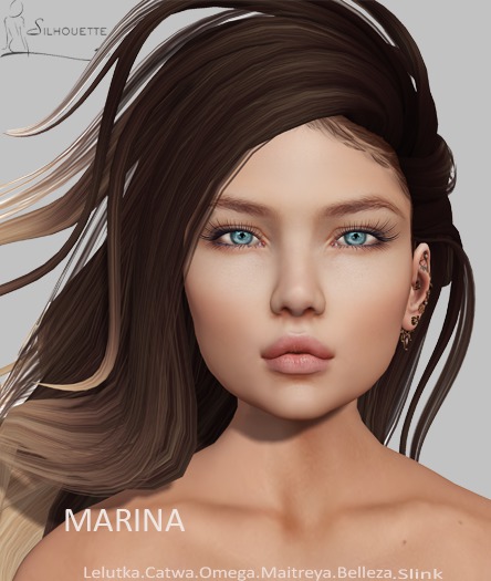 Second Life Marketplace - ::SILHOUETTE::Skin Marina Pack