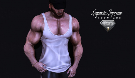 Second Life Marketplace - [ES] Mason Tank - AESTHETIC {white}