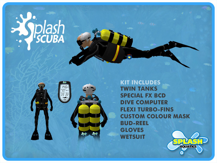 Second Life Marketplace - Scuba Gear - Recreational Diver