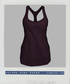 Second Life Marketplace - white river co. - Autumn Dusk Dress (Aubergine)