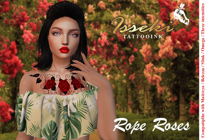 Second Life Marketplace - Rope Roses Isseki Tattoo