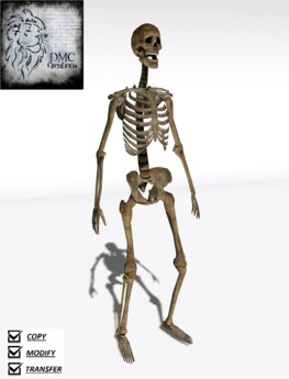Second Life Marketplace - Skeleton Avi Full Perm Mesh