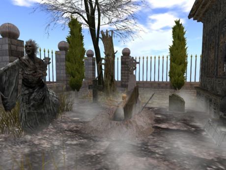 Second Life Marketplace - CEMETERY - GARGOYLE CRYPT