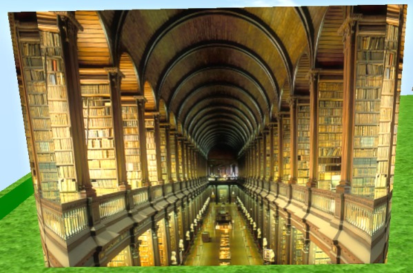 Second Life Marketplace - A Long Gold Hallway (Corridor)