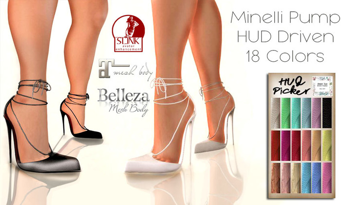 Second Life Marketplace - & Minelli Pump 18 Colors By Shiloh Jun