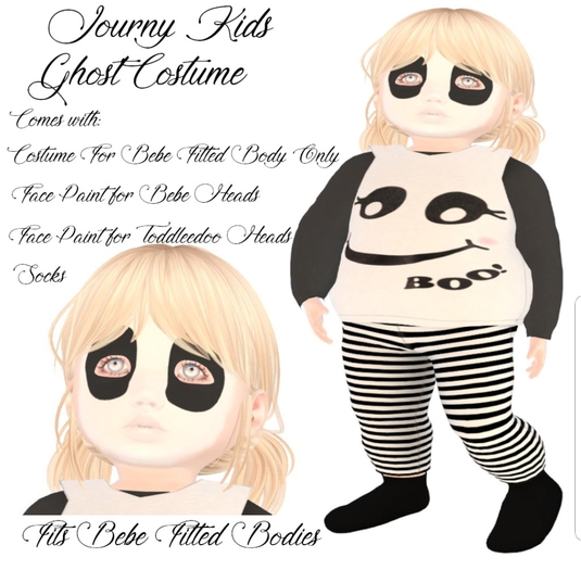 Second Life Marketplace - BEBE Ghost Costume- BOXED (WEAR TO UNPACK)