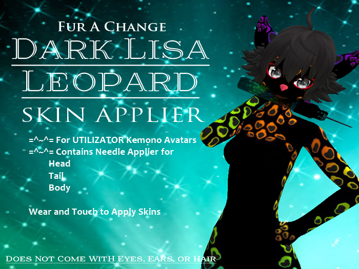 Second Life Marketplace - Fur A Change - Dark Lisa Leopard Skin Applier