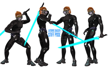 Second Life Marketplace - SP - Cyber Blade (Male) BENTO Poses Pack