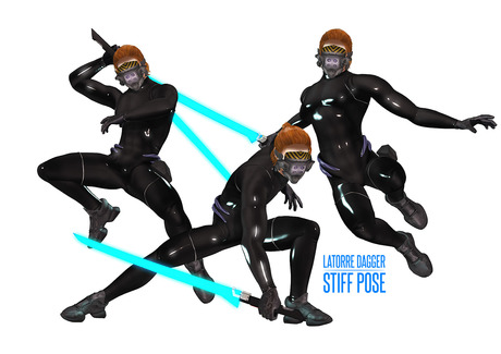 Second Life Marketplace - SP - Cyber Blade (Male) BENTO Poses Pack
