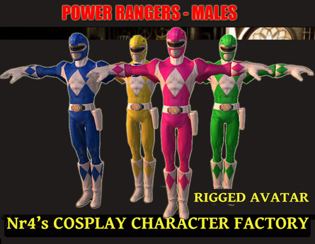 Second Life Marketplace - power ranger -avatar - male edition